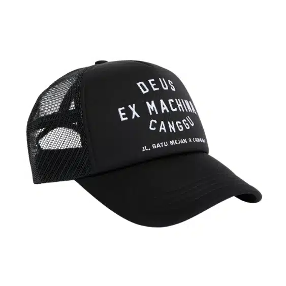 Deus Canggu Address Trucker Black Cap - House44store
